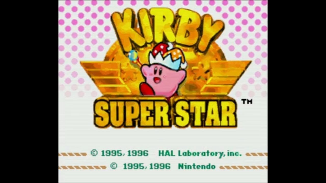 Kirby Super Star - Super Nintendo Entertainment System - Intro & Title ...