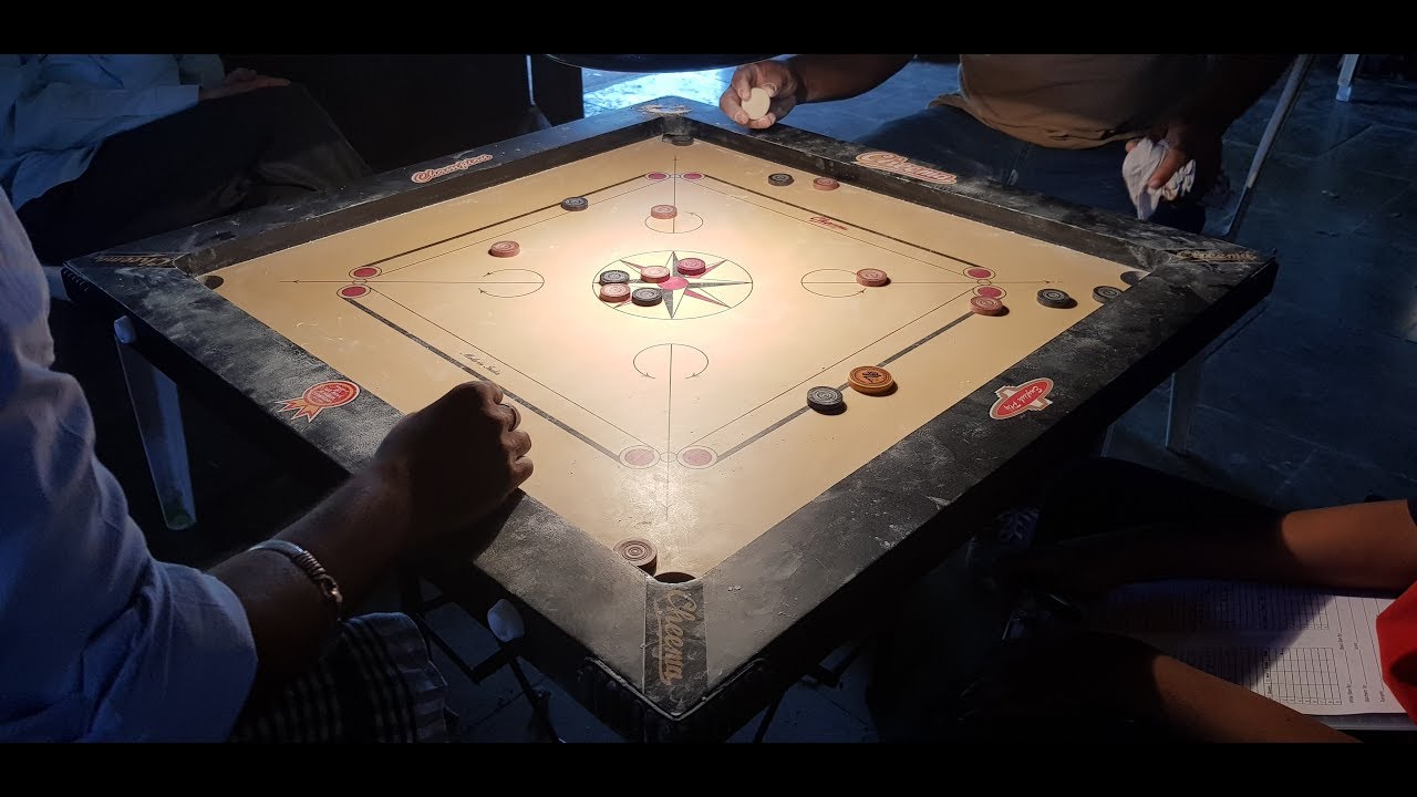 Carrom Match - All India Carrom Tournament, Akola 2019 - Mumbai(Left ...