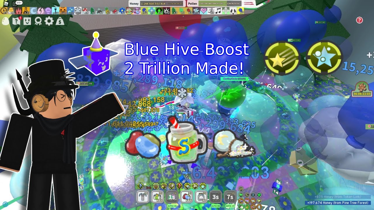 2T Blue Hive Boost | Bee Swarm Simulator - YouTube