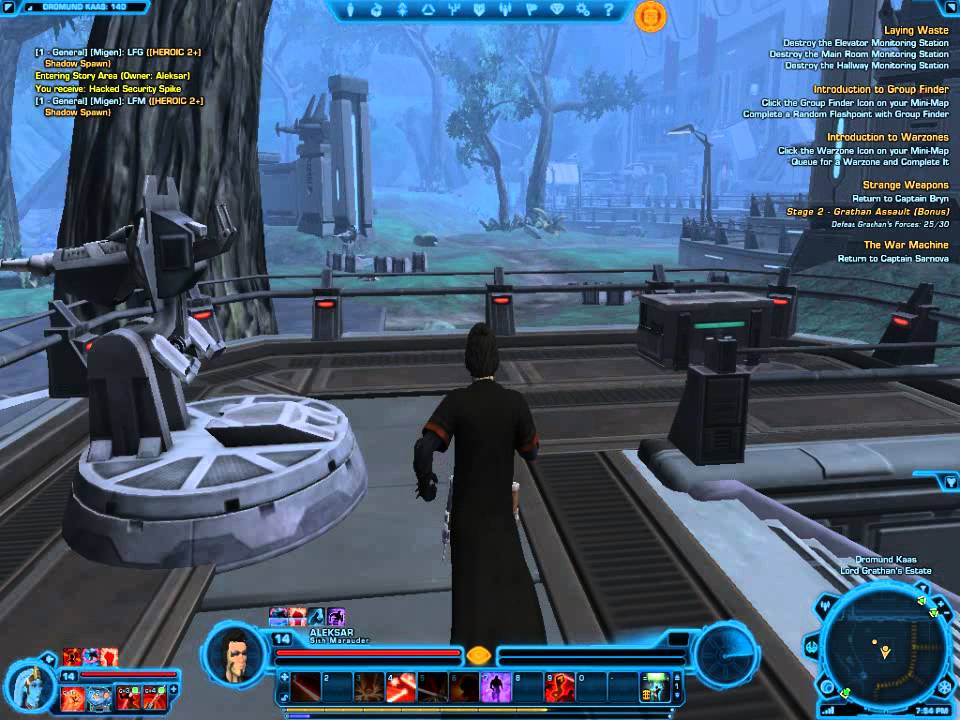 обзор SWTOR #2-играем за ситха воина - YouTube