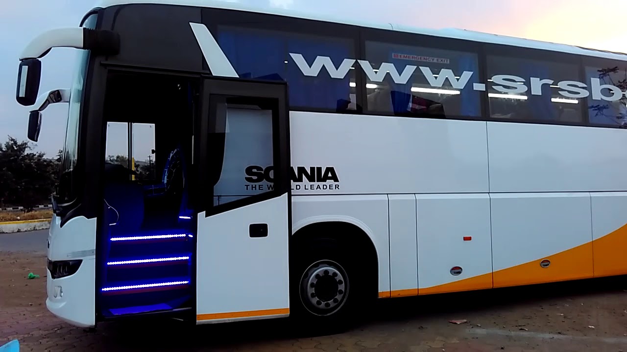 SRS bus exterior and interior preview. - YouTube