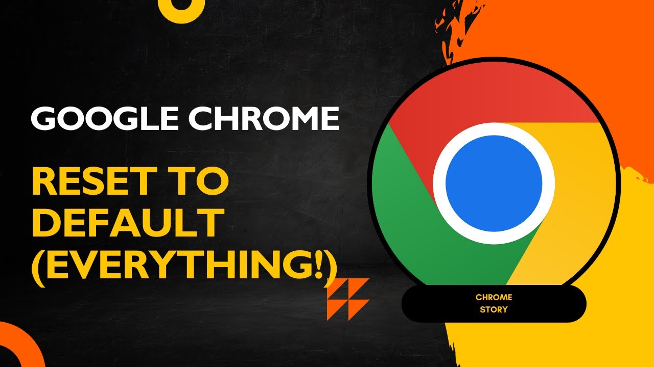 How to Reset All Google Chrome Settings on Your PC - YouTube