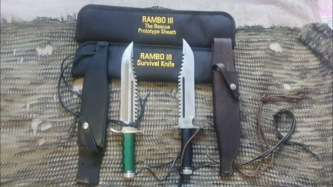 Rambo 3 mine scene rescue knives by Daniele Mauro and Francesco Nova - YouTube