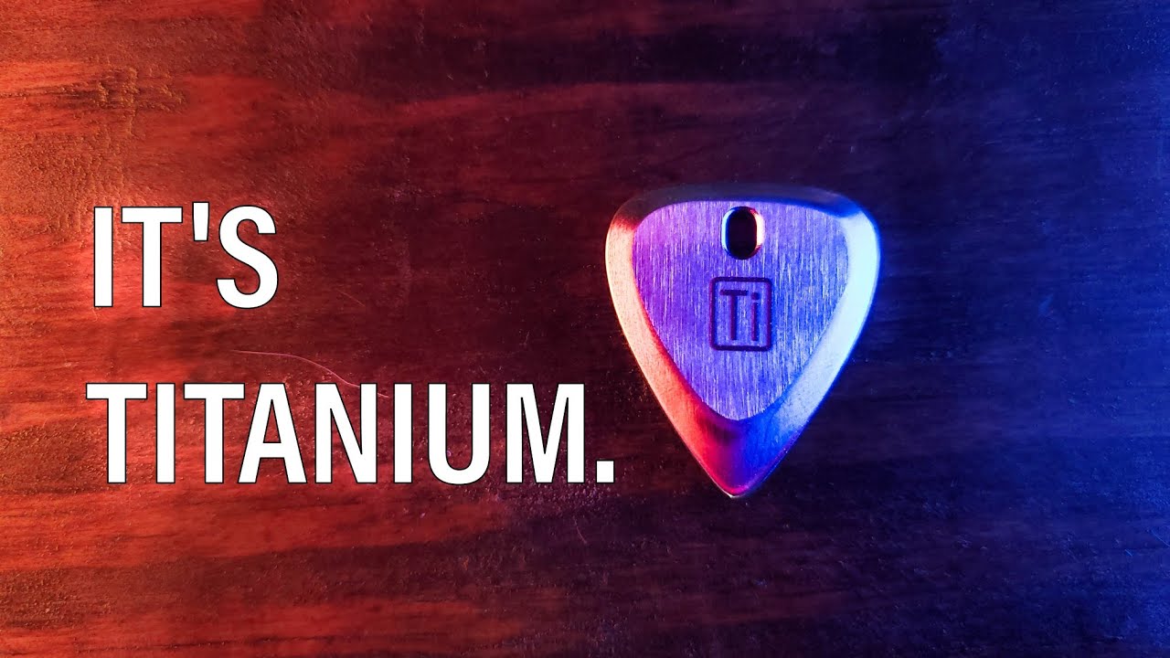 Unboxing a TITANIUM Guitar Pick! - YouTube