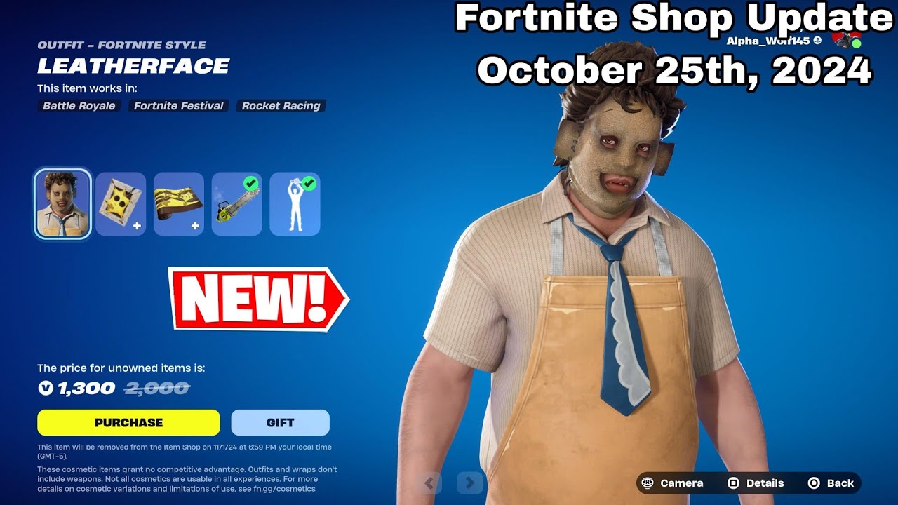 Fortnite: Item Shop Review [October 25th, 2024] (Fortnite Chapter 5 ...