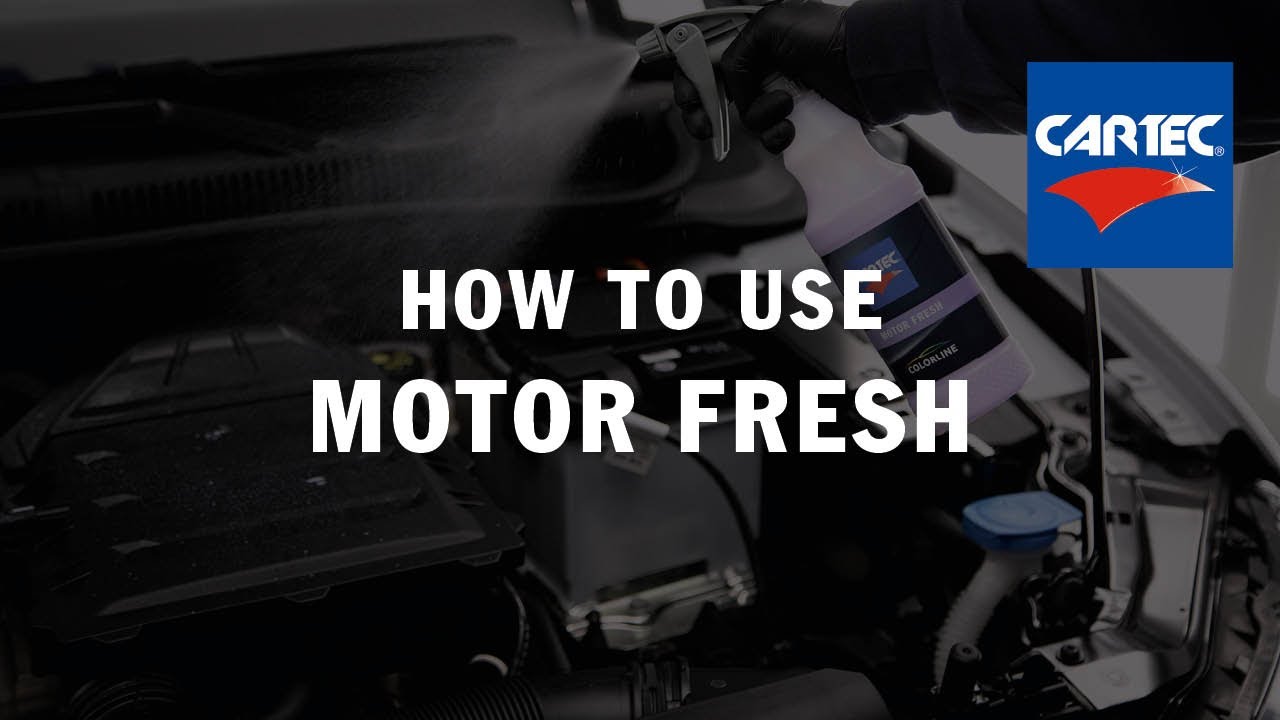 How to use Cartec Motor Fresh? - YouTube