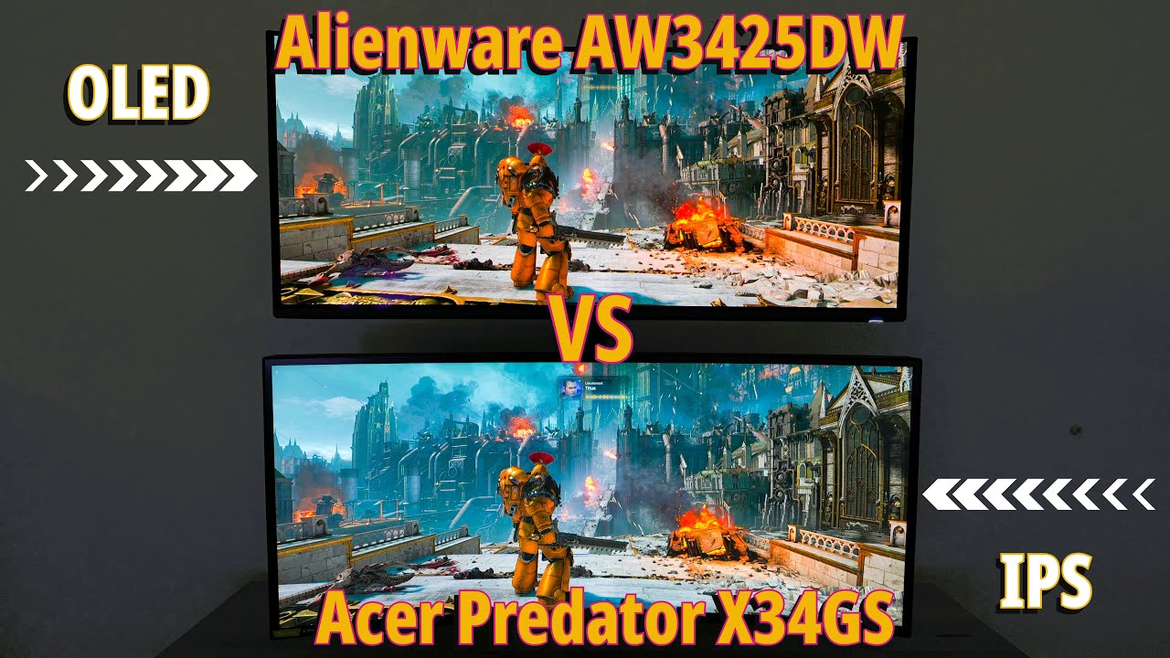 Warhammer 40k Space Marine 2 - Alienware AW3425DW VS Acer Predator ...