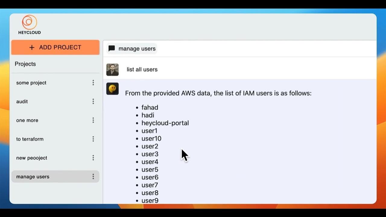 User management with HeyCloud - YouTube