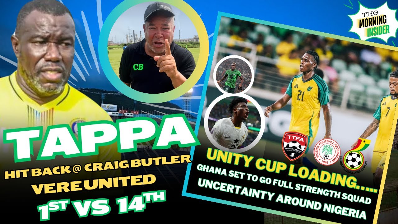 TAPPA DISS CRAIG BUTLER & VERE UNITED📰 REGGAE BOYZ IN ENGLAND - YouTube