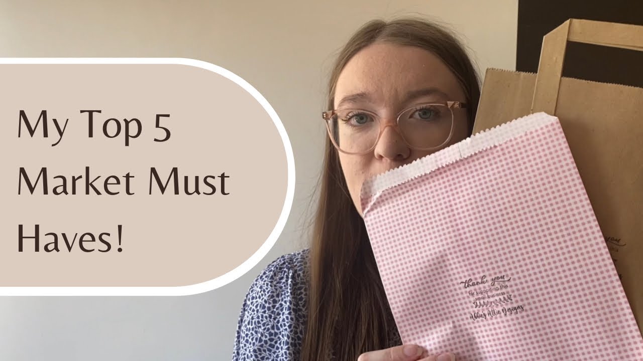 5 Must Haves for Craft Markets U.K! | Craft Fair Tips - YouTube