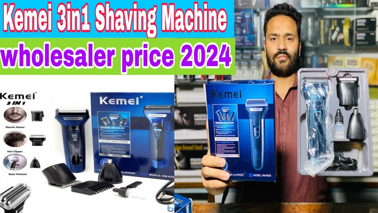 Kemei 3in1 Shaving Machine trimmer | price in 2024 | Best 3in1 Shaving ...