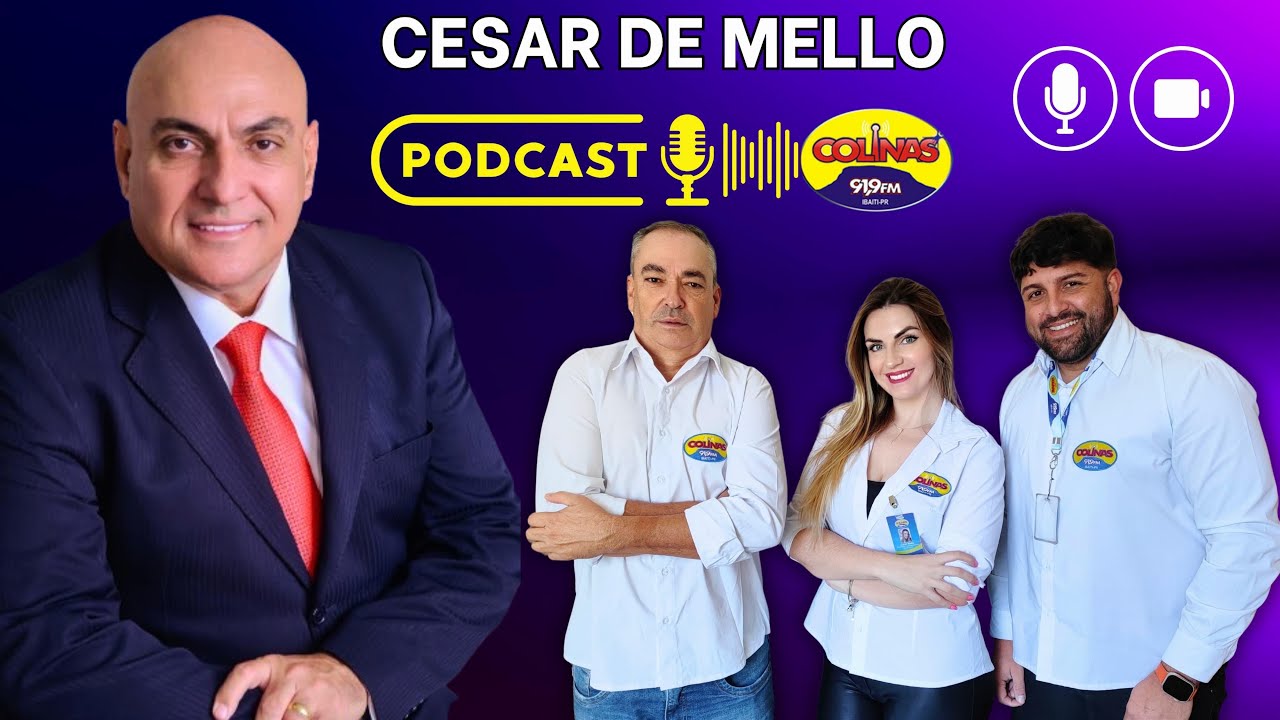 PODCAST CESAR DE MELLO - PROGRAMA NOTICIOSO - #100 - YouTube