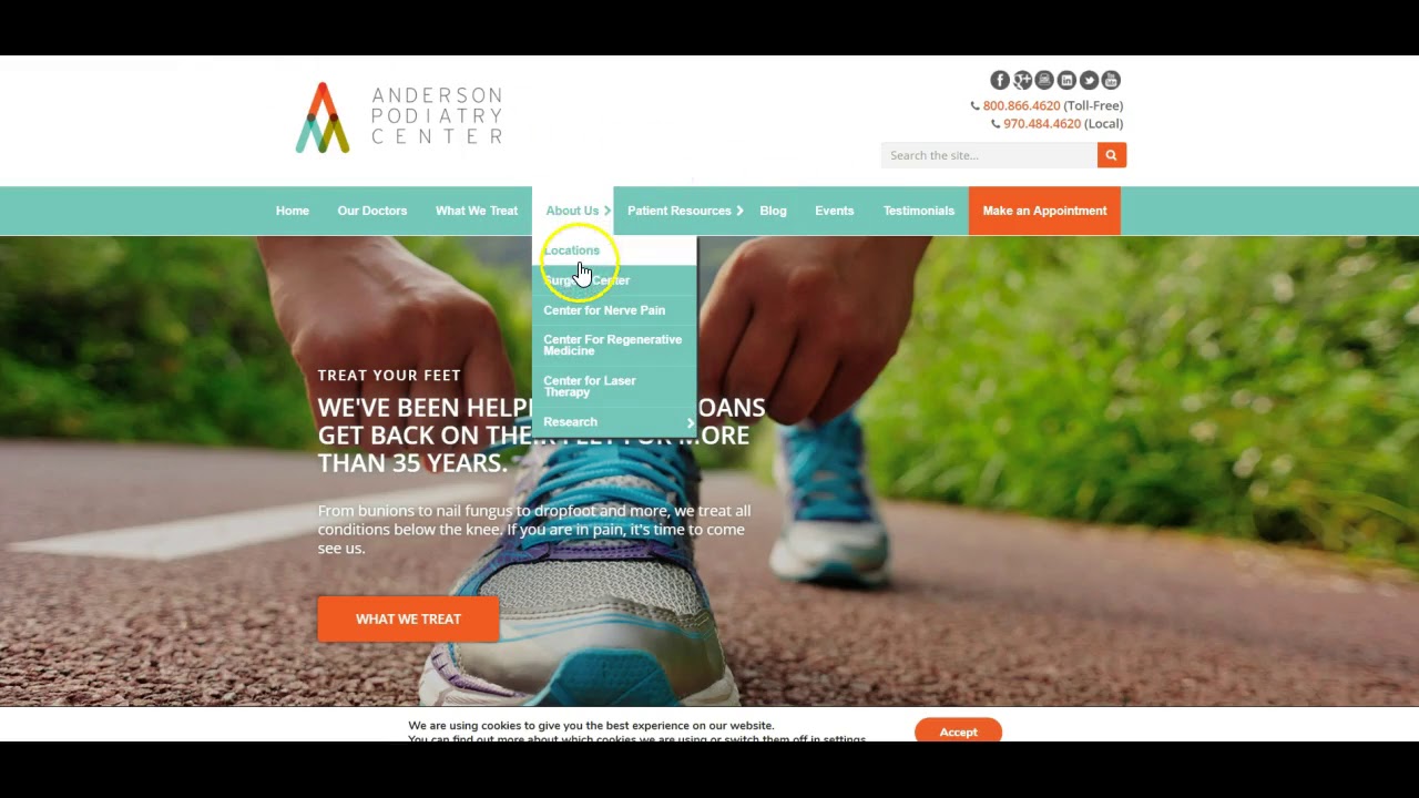 Anderson Podiatry Center - Video Analysis - YouTube