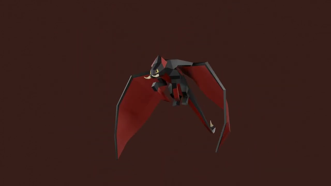 Low-Poly Deathgripper Hover Flight | Blender Animation - YouTube