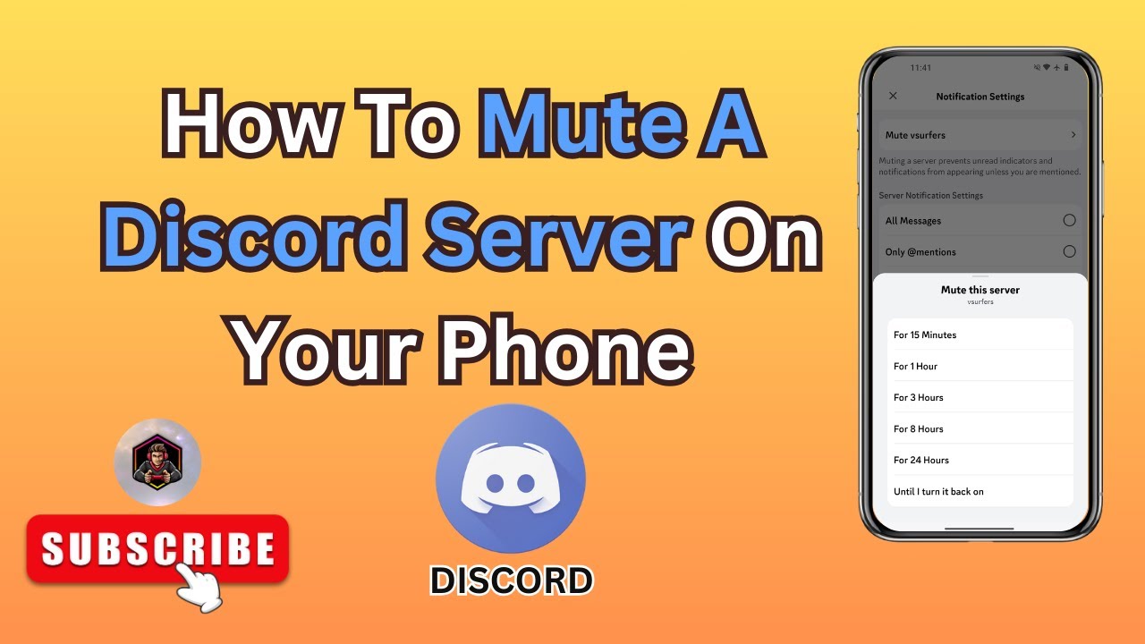 How To Mute a Discord Server on Your Phone | Easy Guide by Tips ...