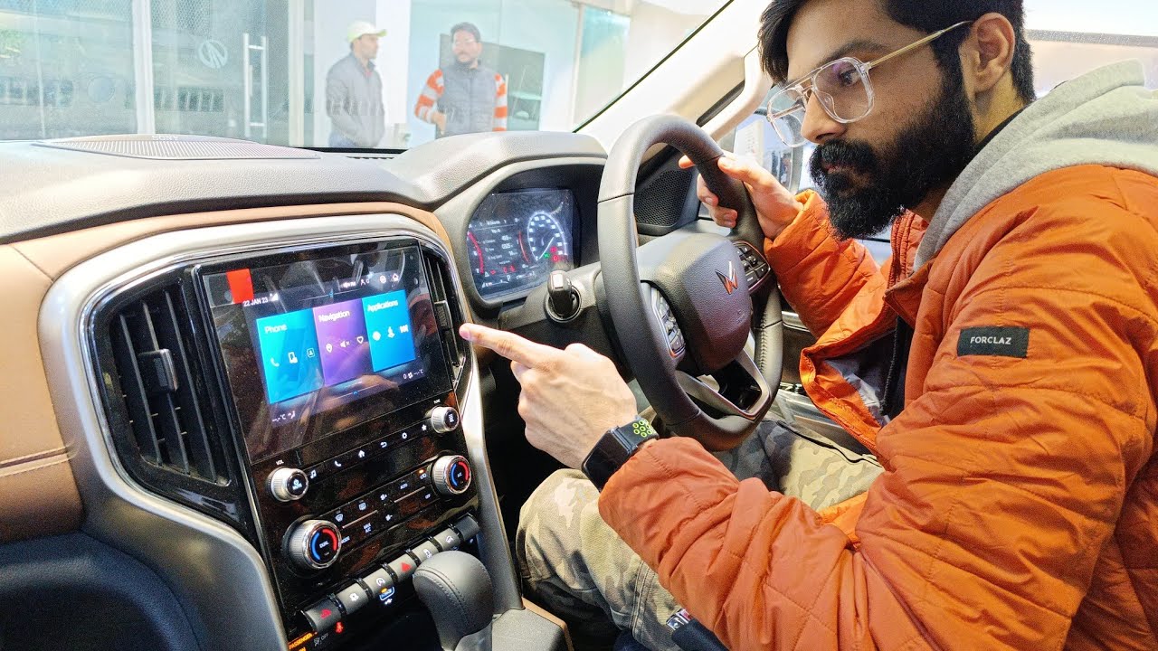 Mahindra Scorpion Z6,Z8-Z8L 8"inch Infotainment System Detailed ...