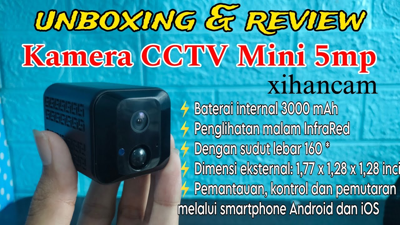 Review CCTV MINI 5MP Xihancam Haga 500 Ribuan - YouTube