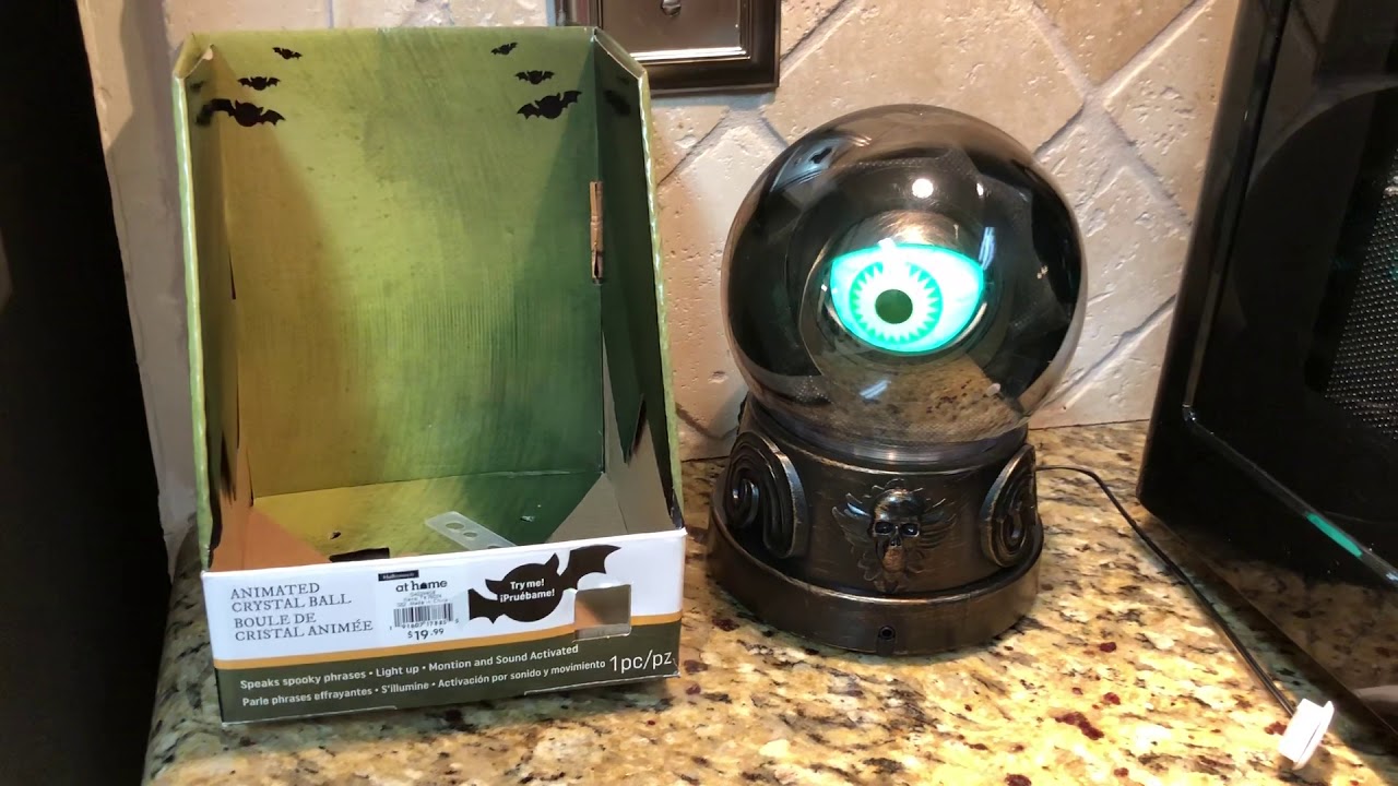 My New “Animated Crystal Ball” From At Home 2018 - YouTube