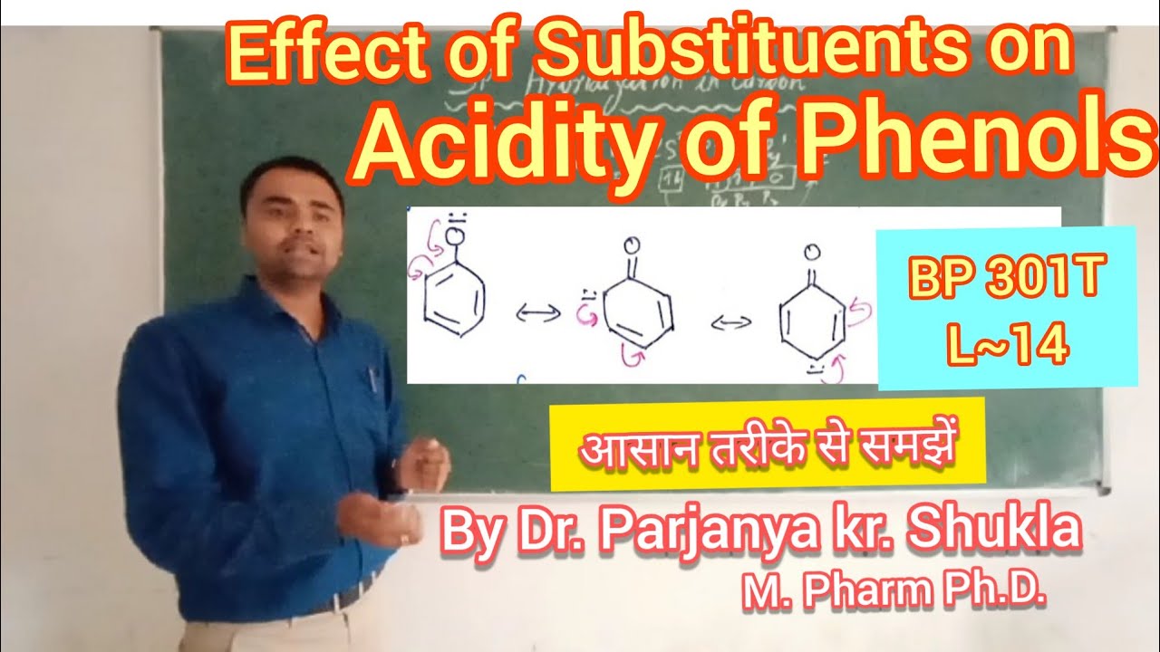 Effect of Substituents on Acidity of Phenols | With Mechanism | Acidity ...