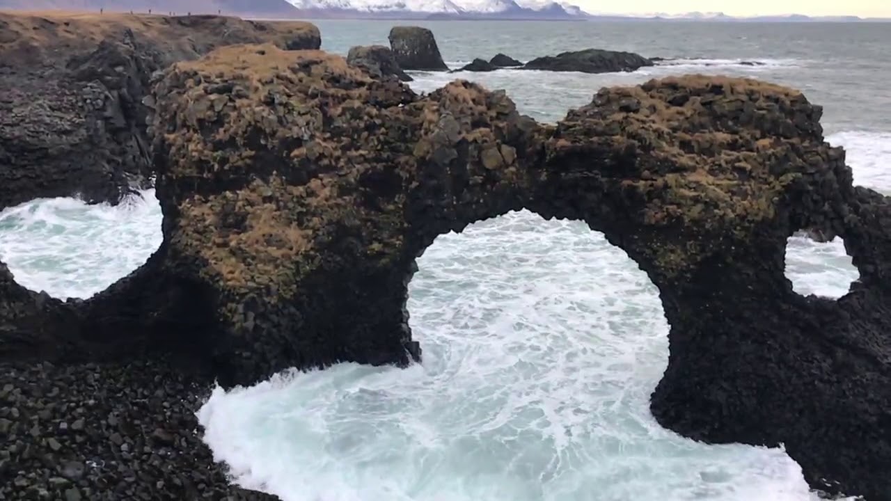 Exploring the Natural Wonders of Gatklettur Arch Rock in Iceland - YouTube