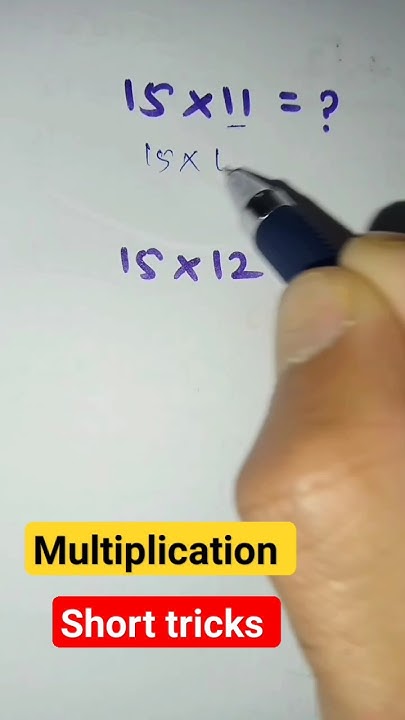 How to multiply with short tricks #multiplication #short #tricks #maths #multiply #reasoning # ...