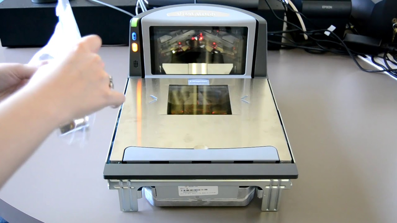 Magellan 8300 Scanner And Scale - YouTube
