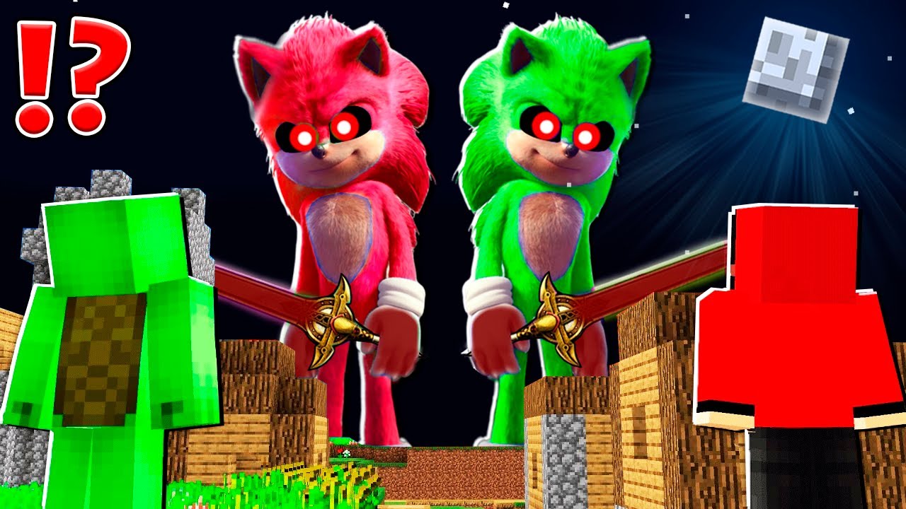 How Creepy MIKEY and JJ SONIC BECAME TITAN and ATTACK JJ and MIKEY at 3am ? - in Minecraft ...
