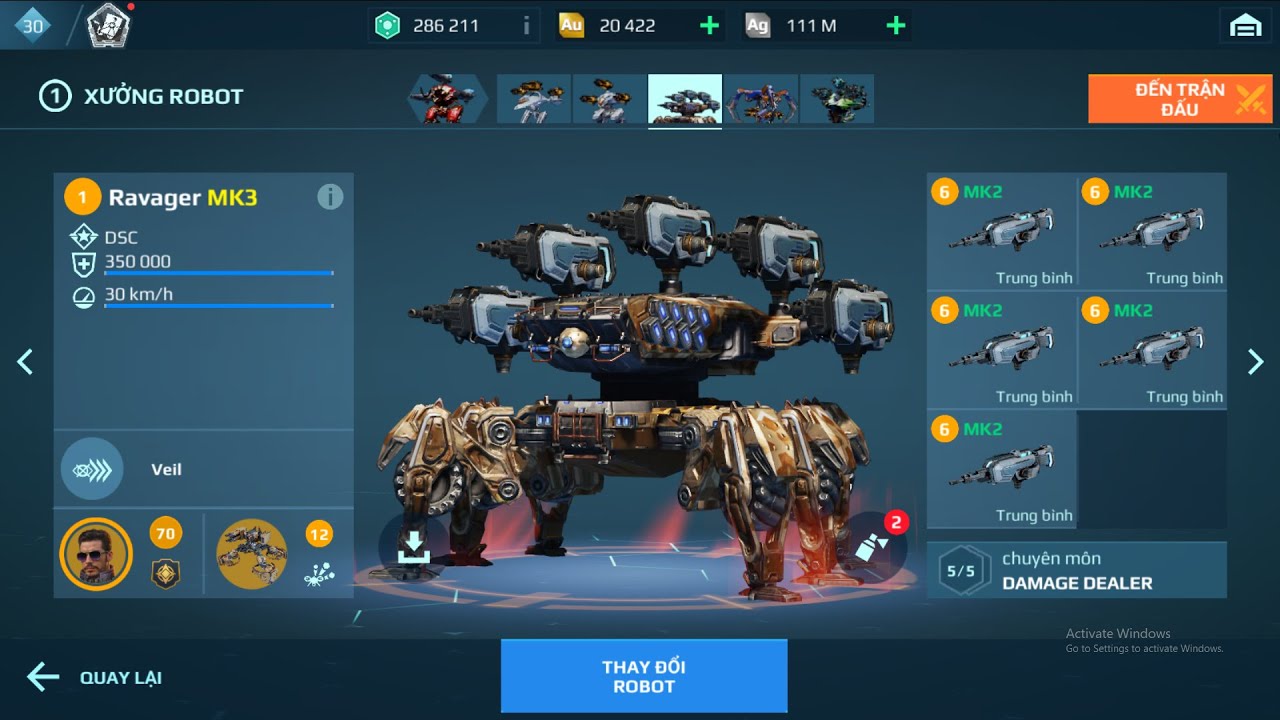 [War Robots] Ravager quái vật 5 đầu đạn - YouTube