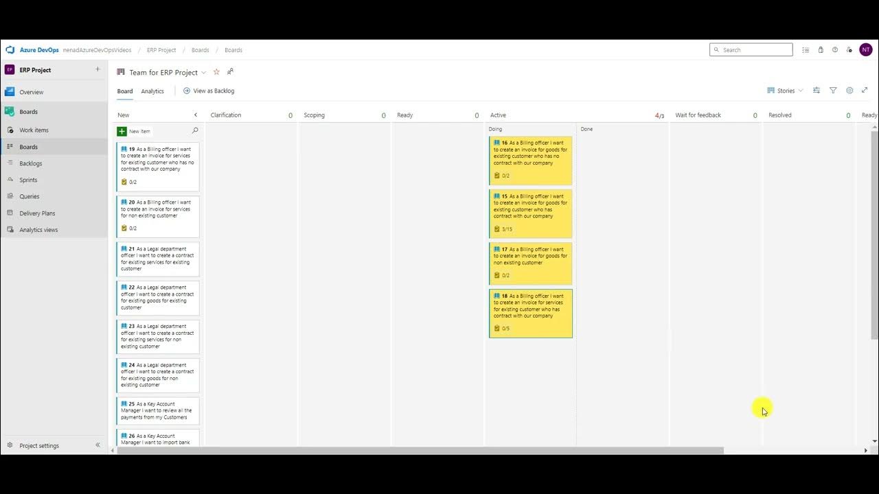 27. How To Split columns in Kanban Bord - Azure DevOps - YouTube