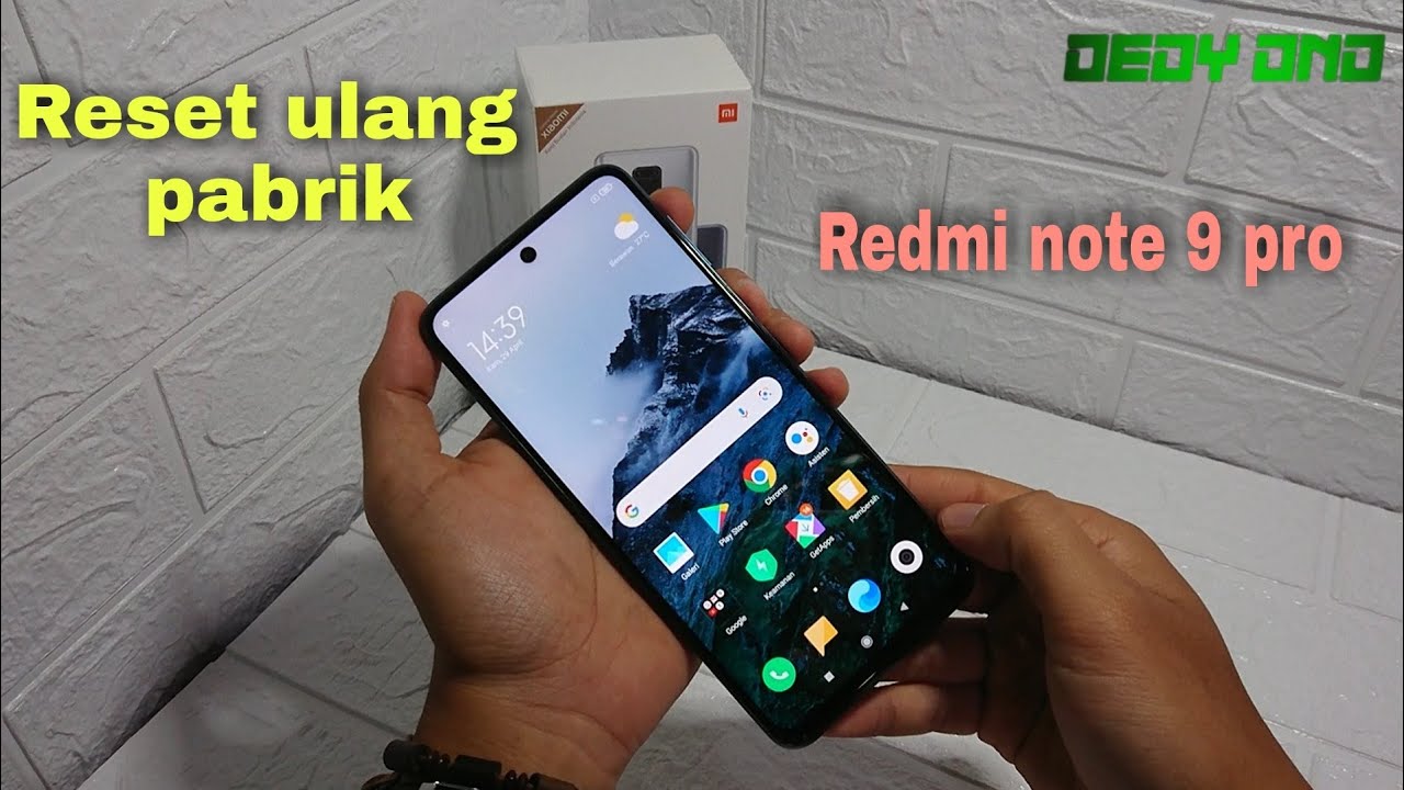 Cara reset xiaomi | reset ulang redmi note 9 pro - YouTube
