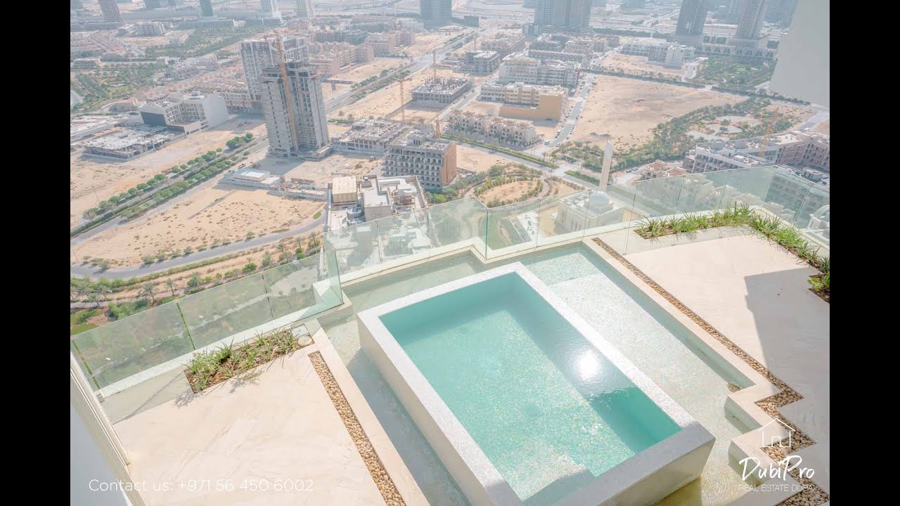 FIVE JVC 2 bed with private pool and sunset view - YouTube