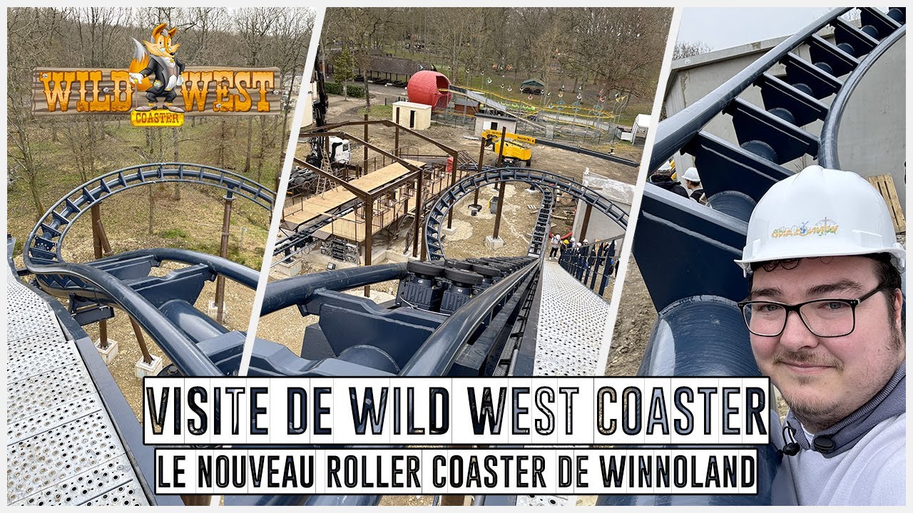 Je VISITE le chantier du nouveau ROLLER COASTER de Winnoland - Wild ...