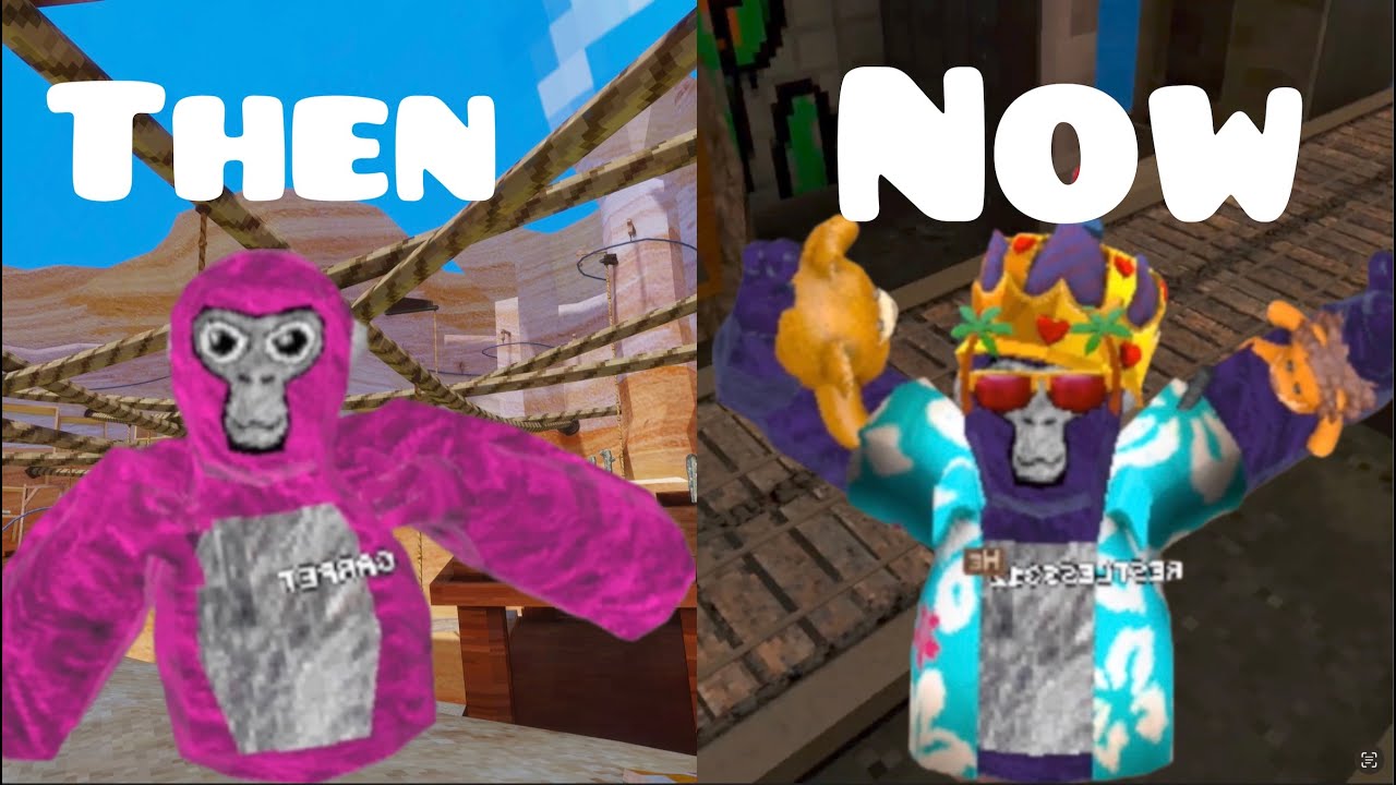 The Evolution Of My Gorilla Tag Outfit! - YouTube