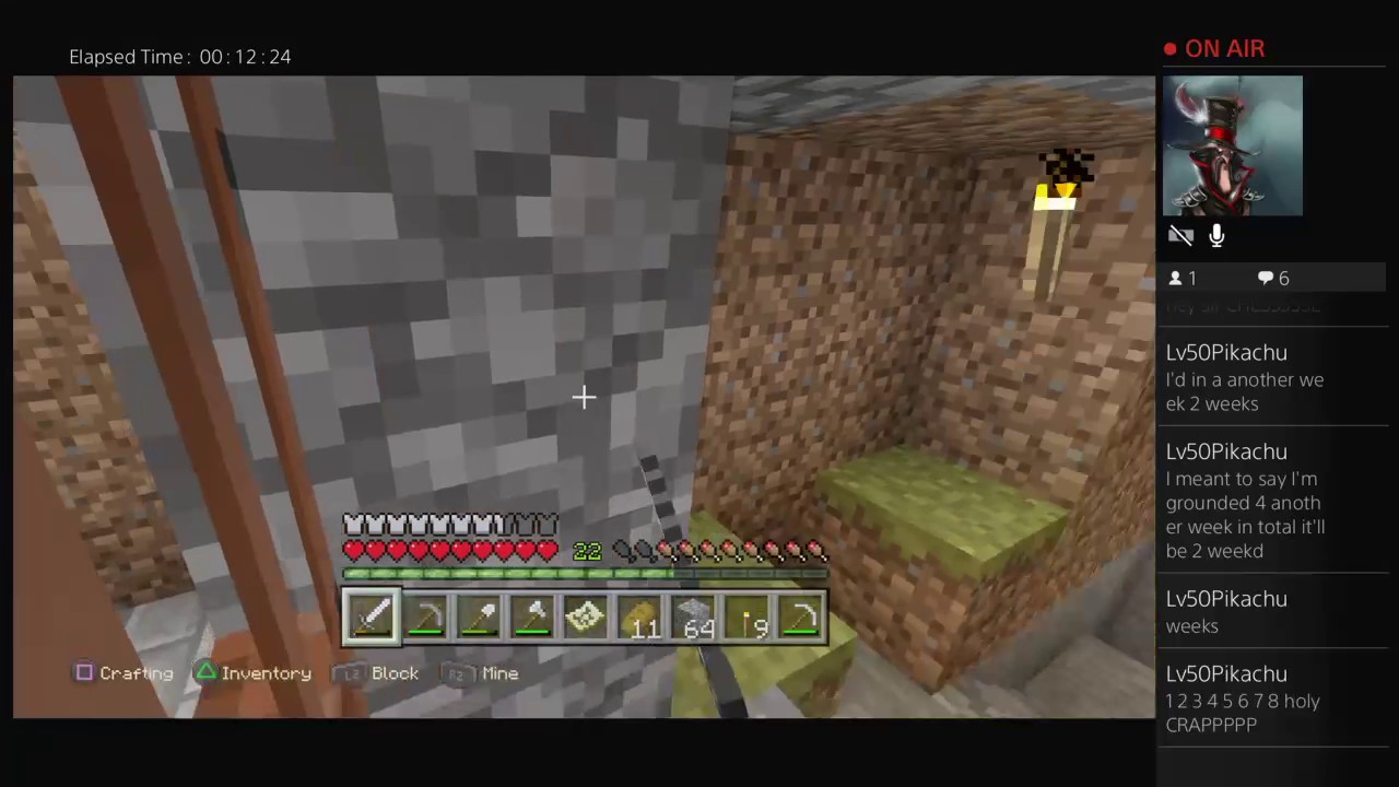 Minecraft PS4: trophy survival part 5 with lucas - YouTube