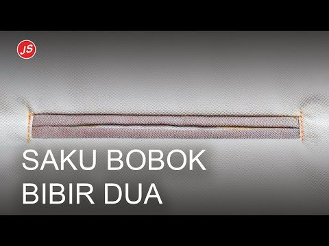 Cara Menjahit Saku Bobok Paspol Bibir Dua
