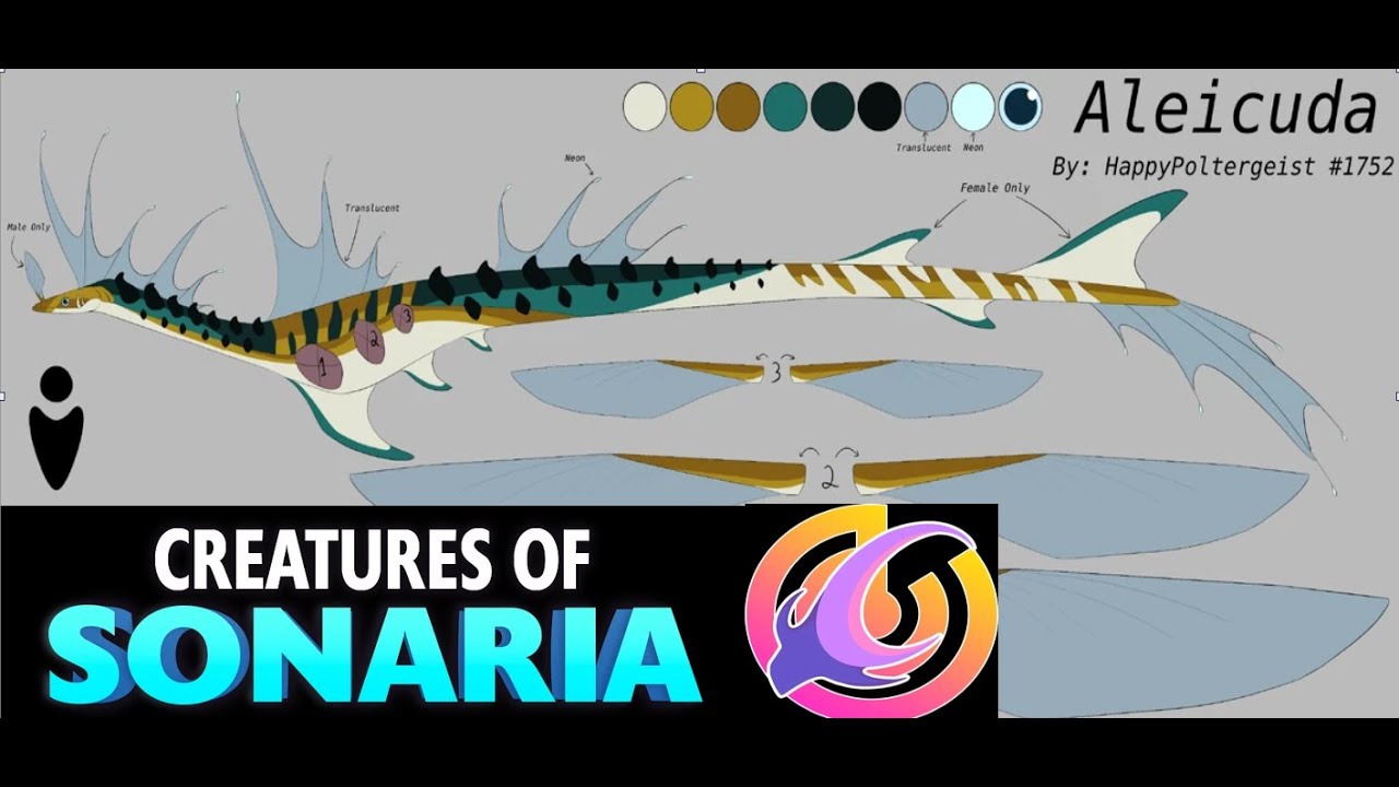 NEW SECRET MISSION FISH SHOWCASE (Aleicuda) (Creatures Of Sonaria ...