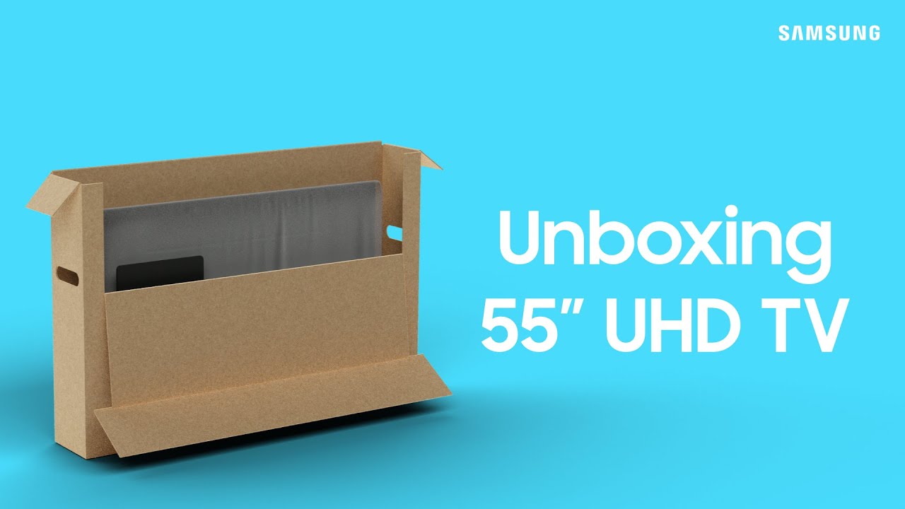 How to unbox your 2020 Samsung 55” UHD TV | Samsung US - YouTube