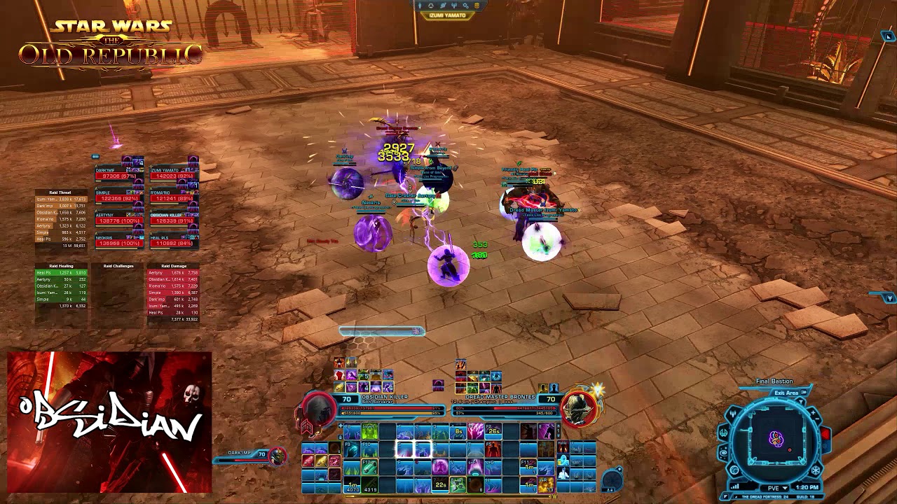 SWTOR DF NiM Brontes | Madness Sorc DPS 5.10a - YouTube