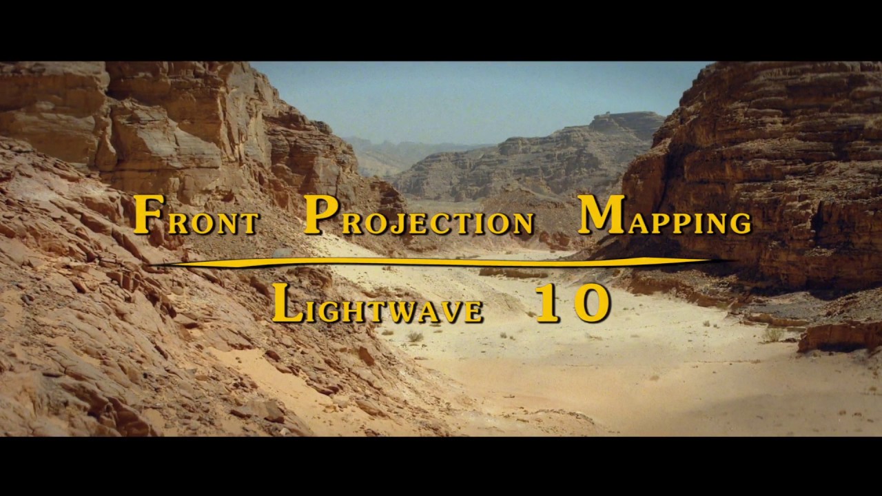 Projection Mapping Lightwave 10 - YouTube