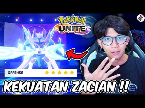 WAJIB DI NERF !! TUTORIAL DAN BUILD POKEMON BARU TER-OP ZACIAN !! Pokemon Unite [Indonesia]