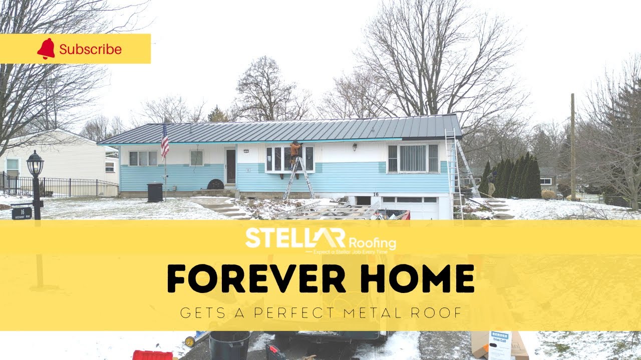 Forever Home Gets a PERFECT Metal Roof Install: Stellar Roofing - YouTube