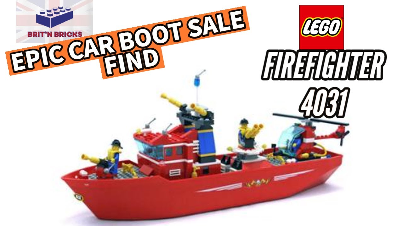 How to Build The Vintage Lego 1991 Firefighter build set #4031 - YouTube