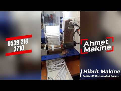 Hibrit Makine Saatte 30 Karton Ultra sessiz. Sipariş için: 0539 216 3710 - Ahmet Makine