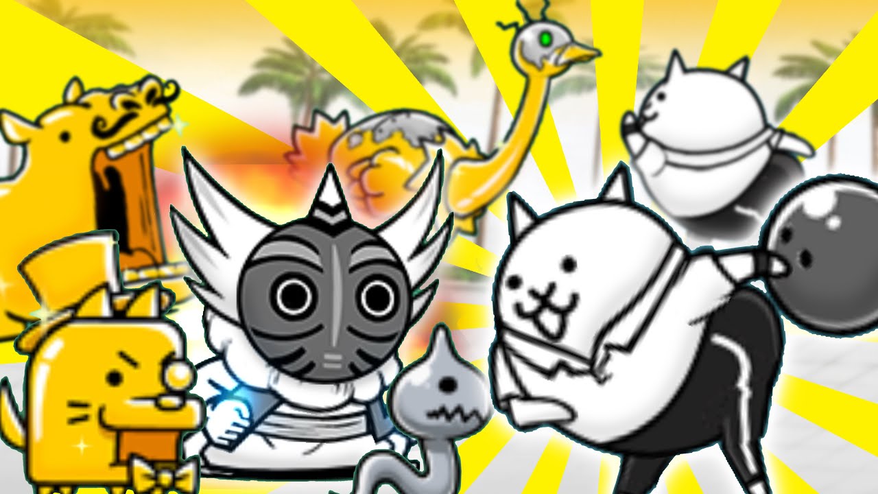 Battle Cats | Floor 50 - Golden Tower (ft. Bowler Cat) - YouTube