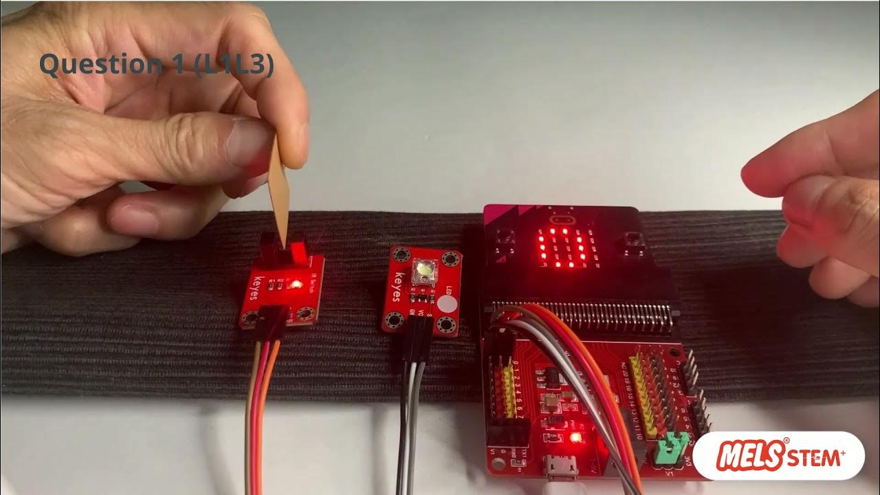 Micro:bit Questions Level 2 Lesson 3 || Coding with Micro:bit and Sensors [- IF-THEN (+AND)-ELSE ...