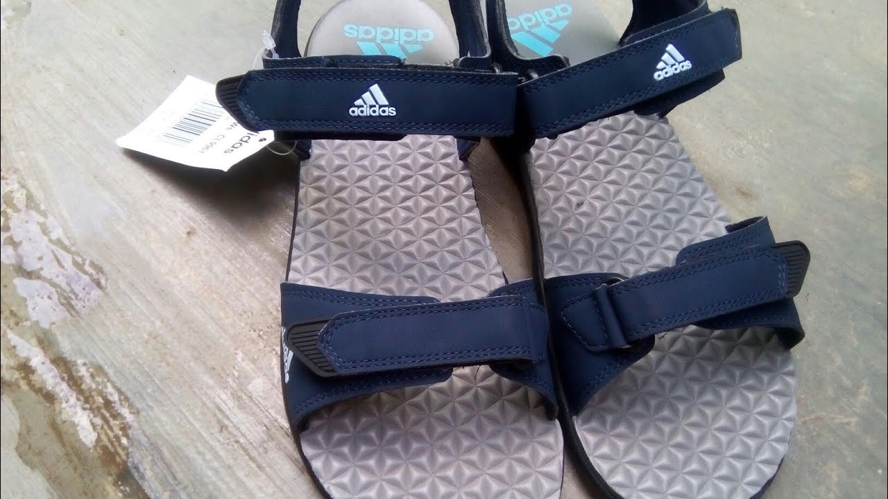 Adidas sandal Unboxing & Review - YouTube