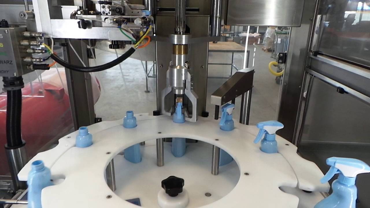 Automatic rotary capping machine MIRAY 1 - Home care - Screw-on ...