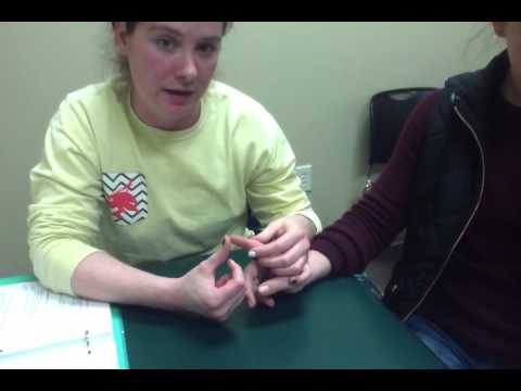 Oblique Retinacular Ligament Test - Hand/Wrist - YouTube