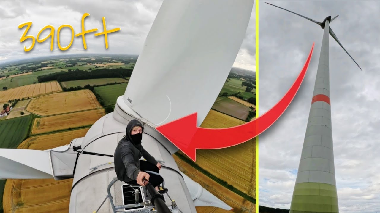 CLIMBING A WIND TURBINE IN GERMANY! - YouTube