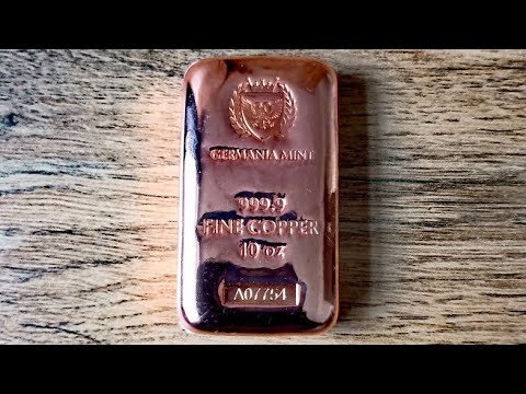 Germania Mint 10 oz Copper Bar - YouTube